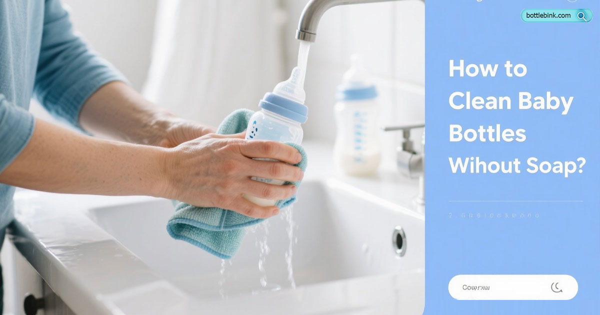 How to Clean Baby Bottles Without Soap? Safe & Easy Methods - Bottle Bink